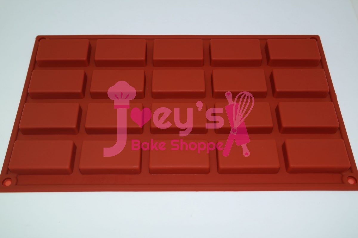 20 Small Rectangles Silicone Mold – Joey's Bake Shoppe