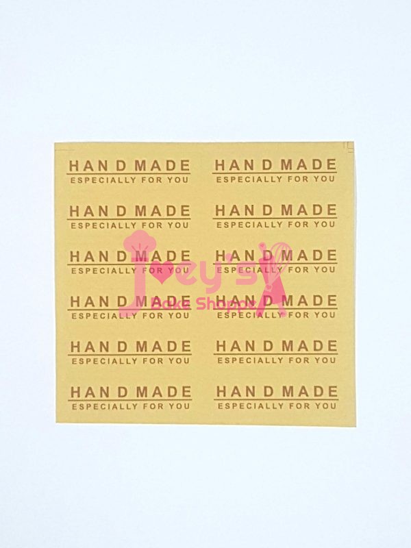 12 Pcs Brown Handmade Especially for You Stickers – Joey's Bake Shoppe