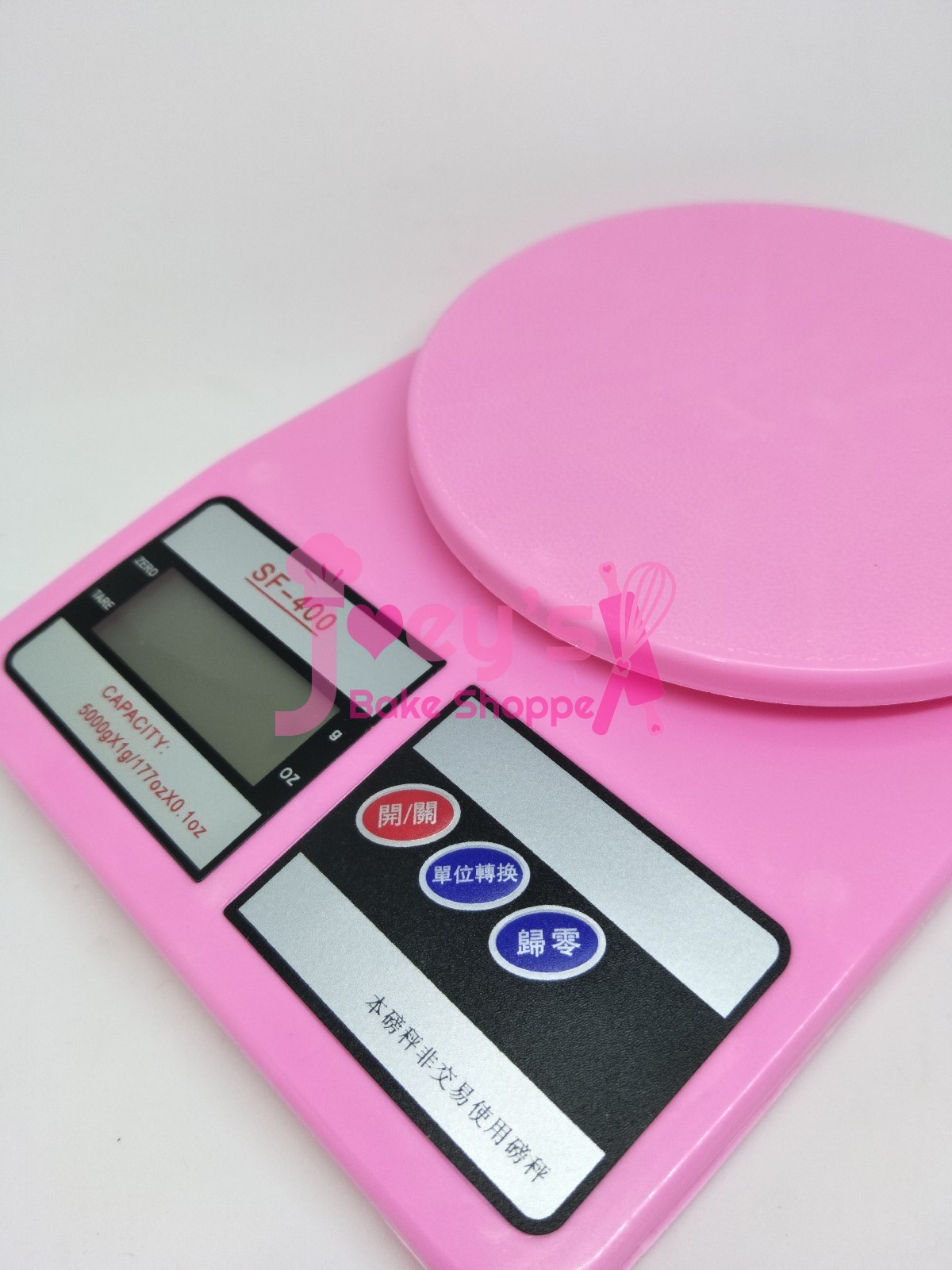 Pink Digital Kitchen Weighing Scale Up To 5 Kg – Joey's Bake Shoppe