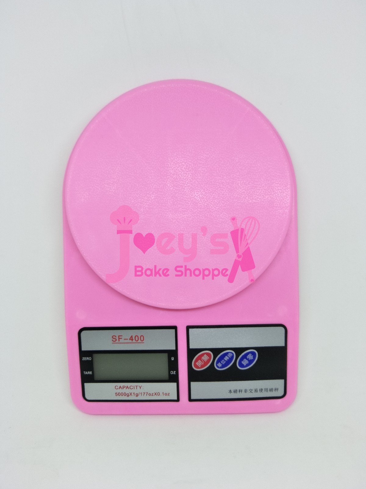 Pink Digital Kitchen Weighing Scale Up To 5 Kg – Joey's Bake Shoppe