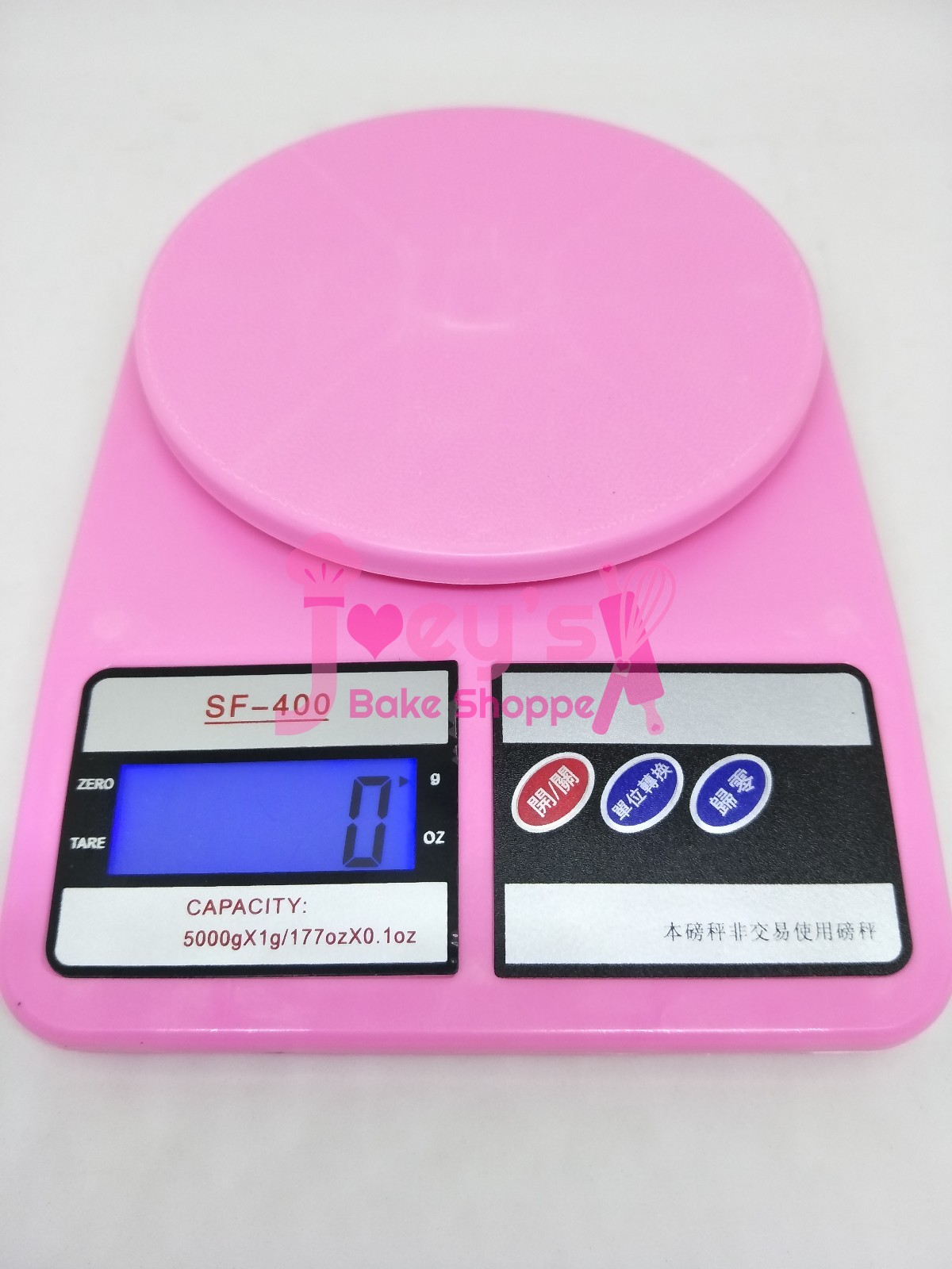 Pink Digital Kitchen Weighing Scale Up To 5 Kg – Joey's Bake Shoppe