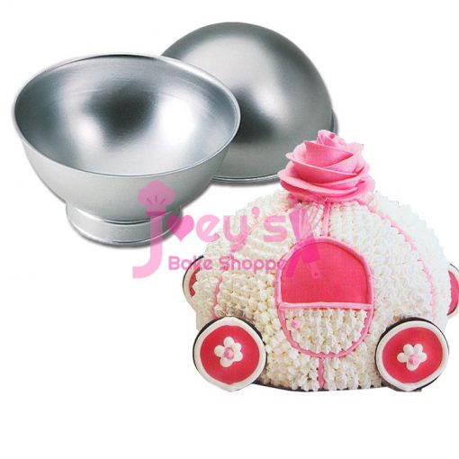 Set Of 2 Aluminium Ball Cake Pans With Base – Joey's Bake Shoppe
