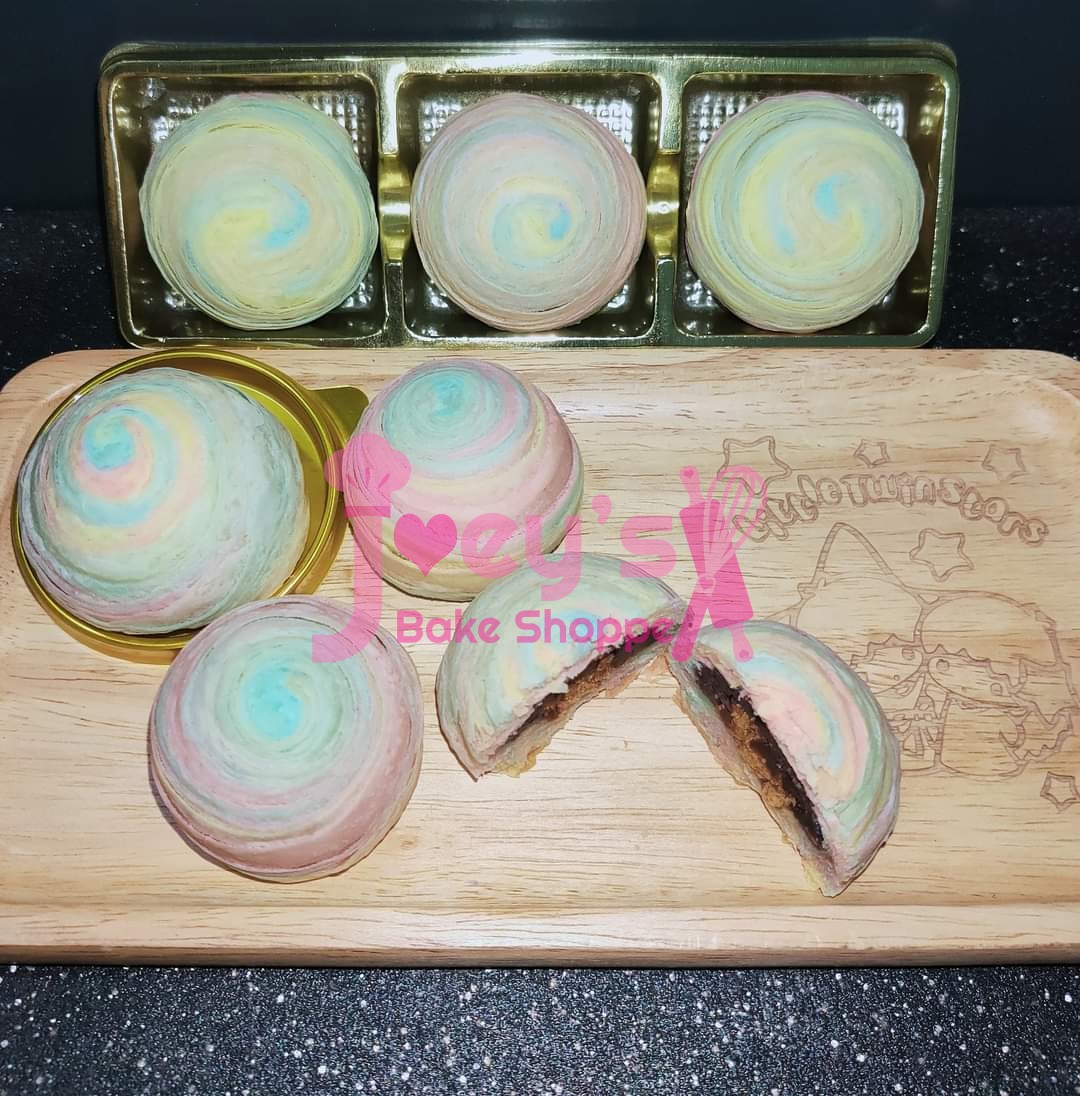 Rainbow Flaky Thousand Layers Mooncakes – Joey's Bake Shoppe